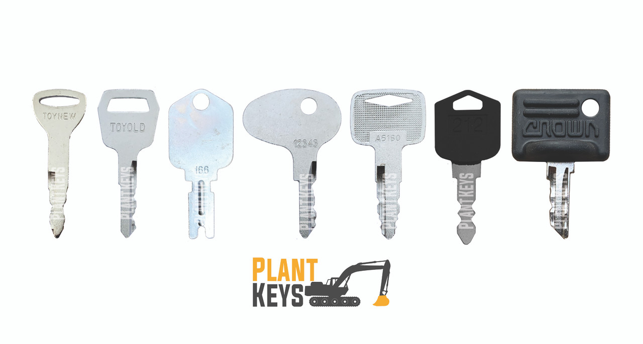 Forklift Master Keys Set - Plant Keys