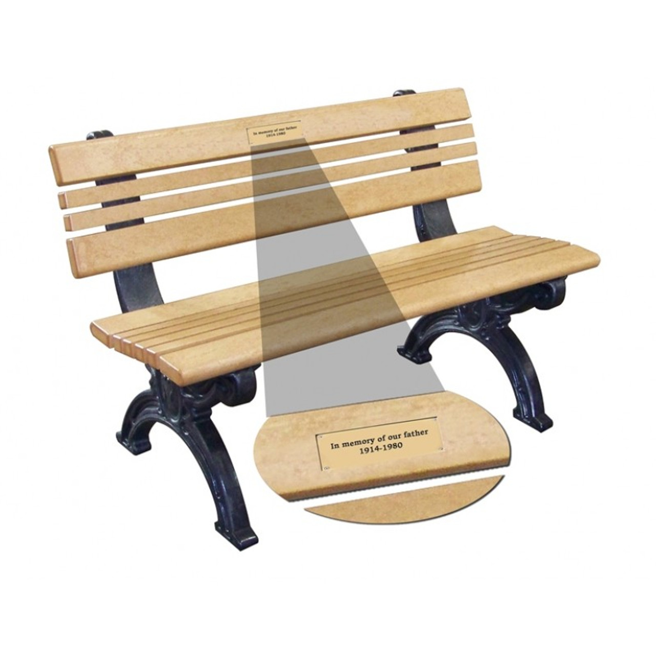 A Perfect Way to Honor Loved Ones: Golf Course Memorial Benches ...