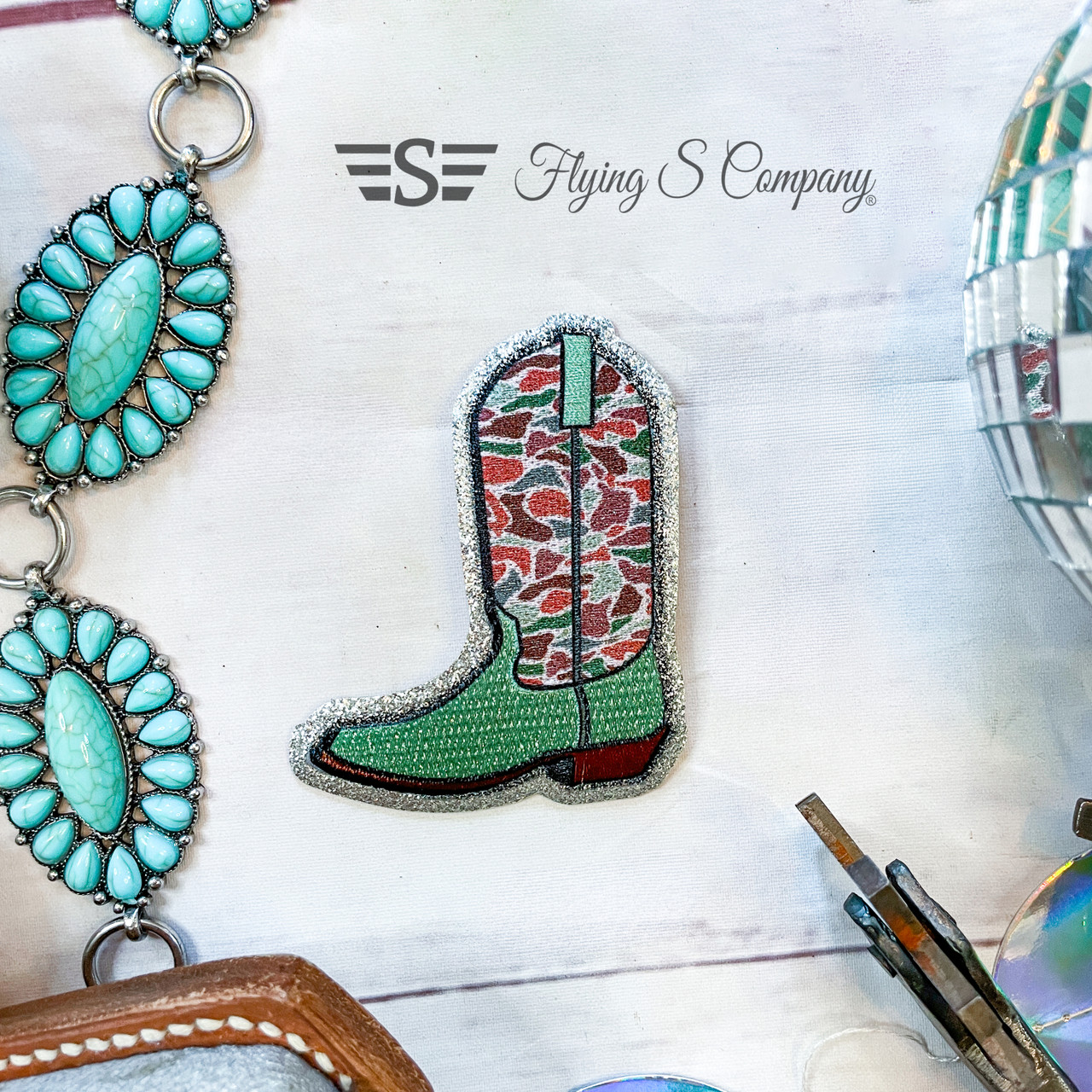 Duck Camo Boot Patch (Patch ONLY) - Flying S Company