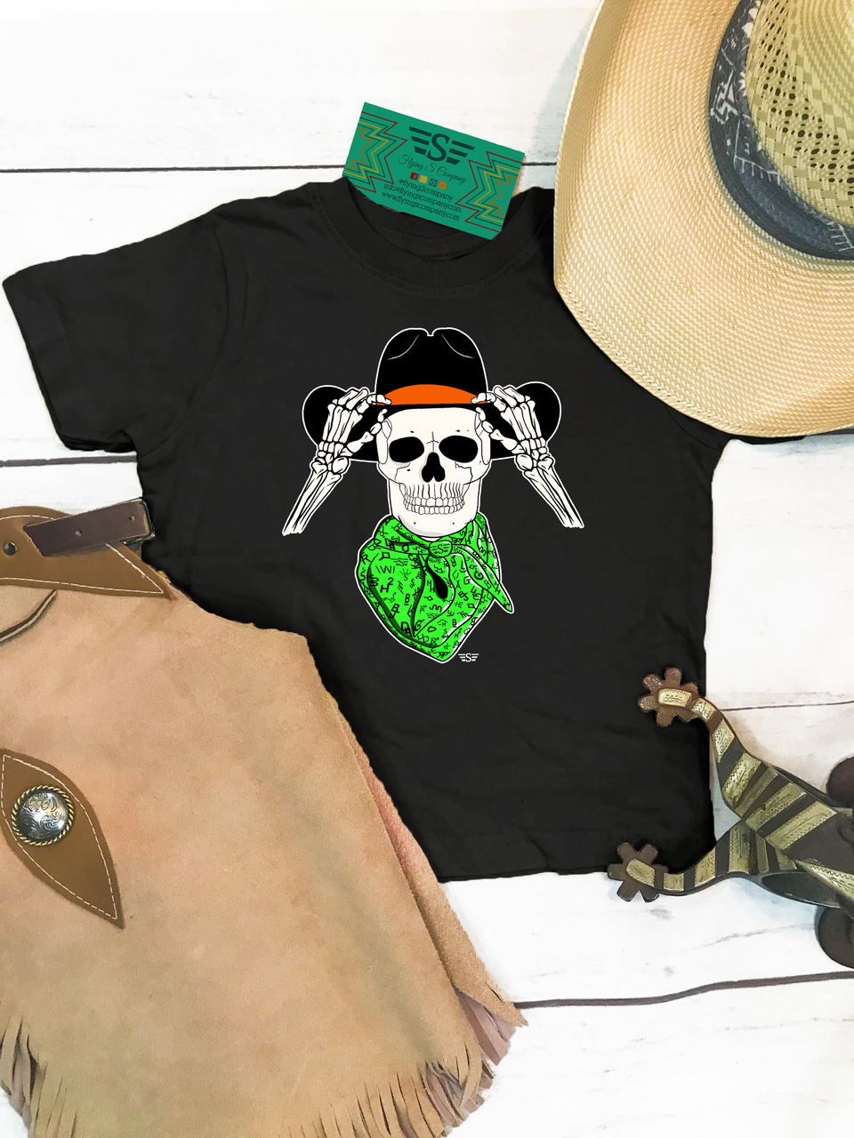 Boys Branded Bones Tee - Flying S Company