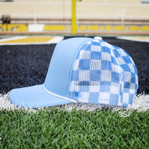 Checkered Mesh Back Cap - Flying S Company