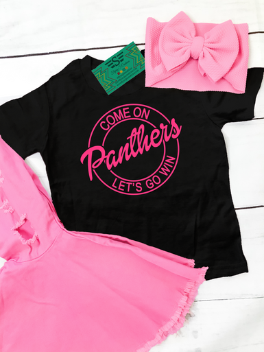 Kids Pink Let's Go Spirit Tee - Flying S Company