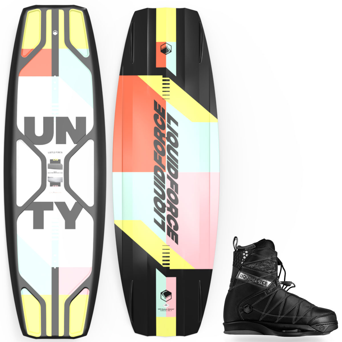 2024 Liquid Force Unity Wakeboard Package with Classic 6X Wakeboard ...
