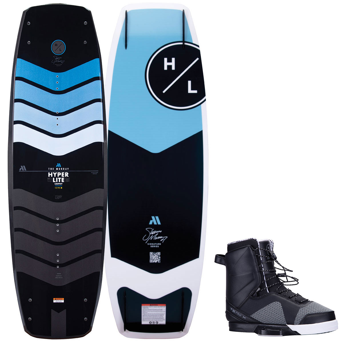 Hyperlite 2023 Murray Wakeboard & Team X Binding Package | Intermediate ...