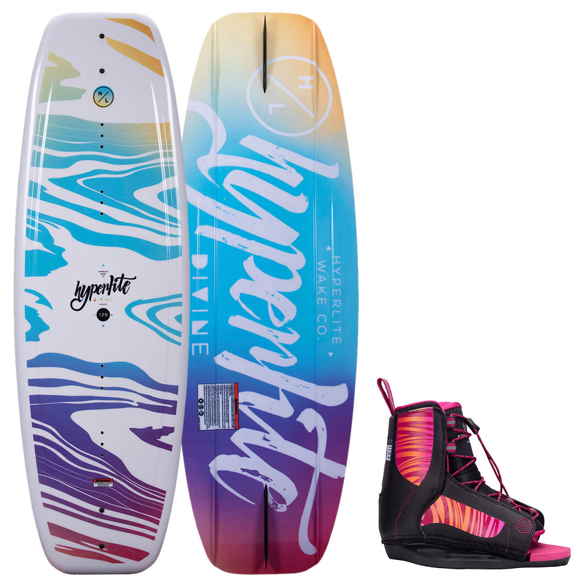 Hyperlite 2023 Divine Jr Wakeboard & Jinx Binding Package | Kid's Wakeboard Packages | Hyperlite ...