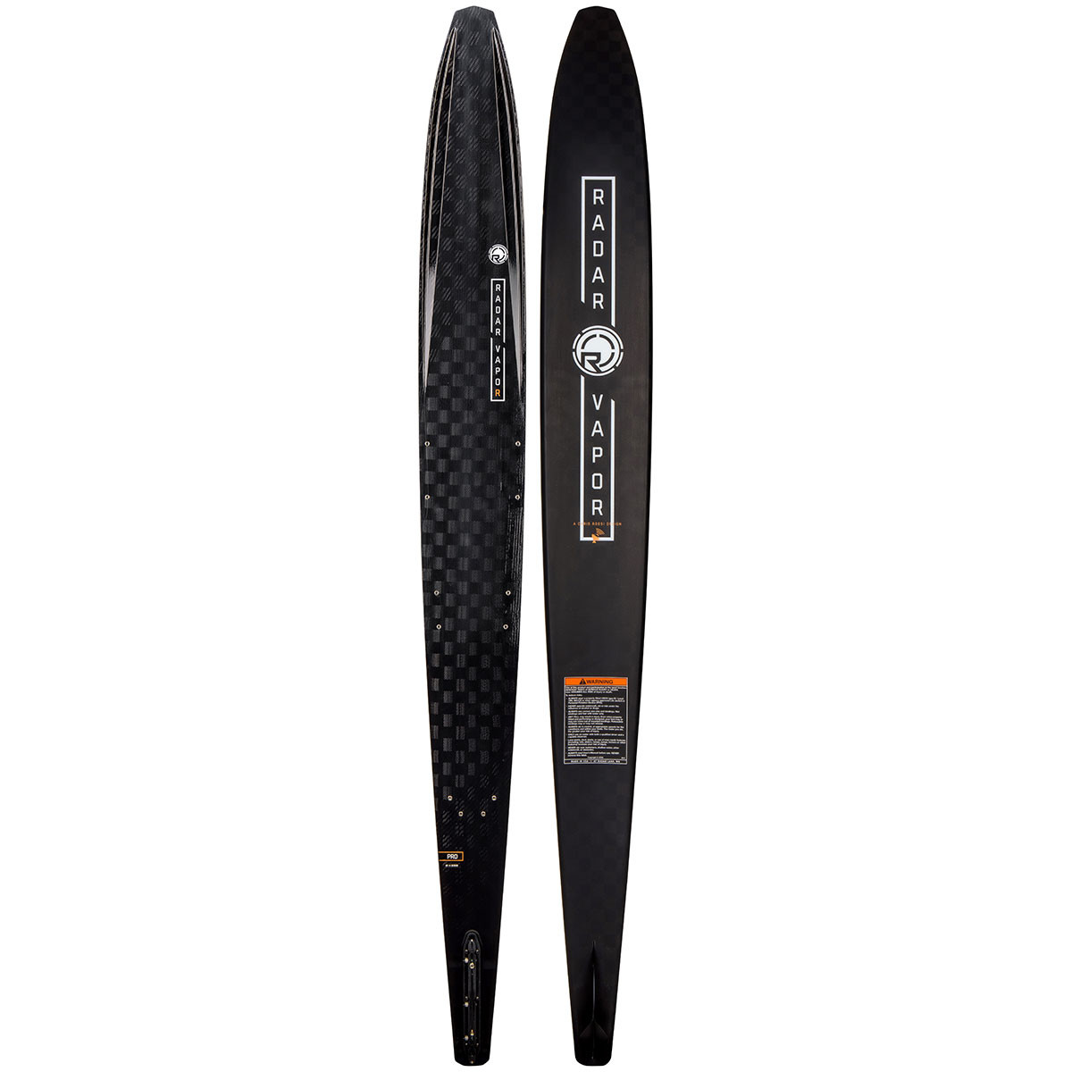 2023 Radar Pro Build Black Vapor Water Ski Radar Skis Advanced