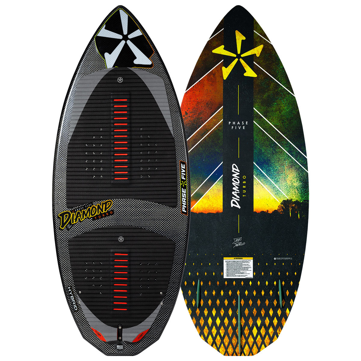 Phase 5 Diamond Turbo Skim Wakesurf Board 2025