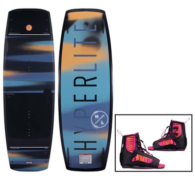 2022 Hyperlite Cadence Wakeboard W/Jinx Bindings Waterskis.com Wakeboard Packages