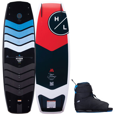 Hyperlite 2023 Murray Wakeboard & Session Binding Package | Intermediate Wakeboard Packages ...