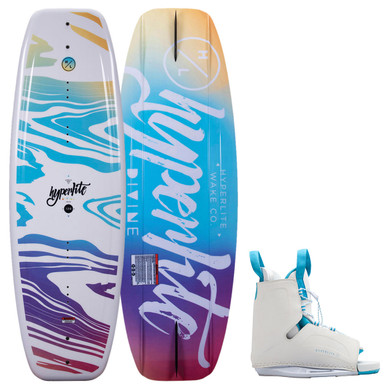Hyperlite 2024 Divine Wakeboard & Allure Binding Package | Beginner Wakeboard Packages ...