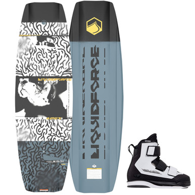 Liquid Force Apex Wakeboard Package w/ Hook 6X Bindings 2024