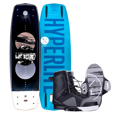 Hyperlite Sender Wakeboard Package w/ Team X Bindings 2025 - WakeBoards.com