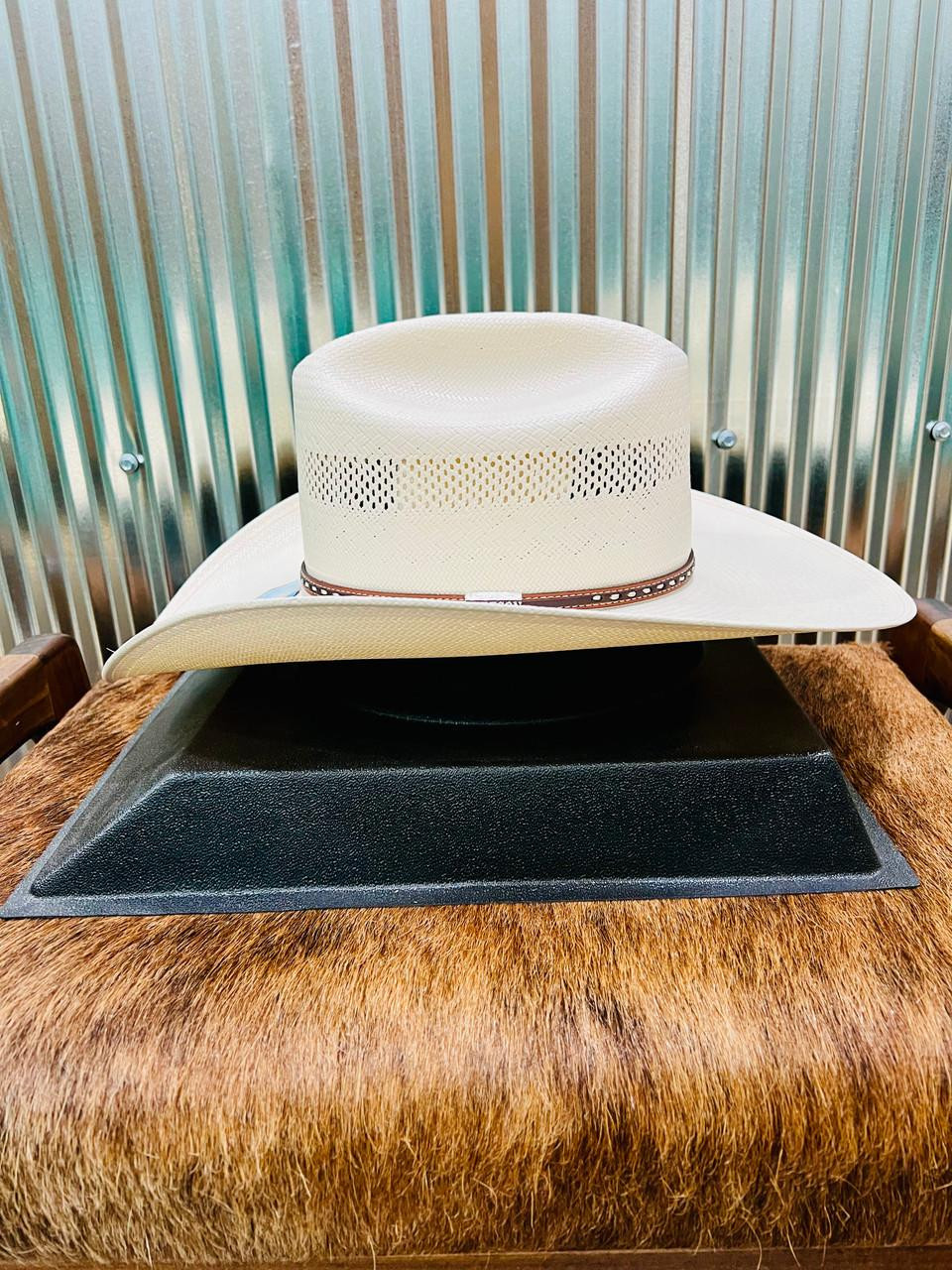 Stetson Men's Natural Crowley Straw Cowboy Hat | JW Stores