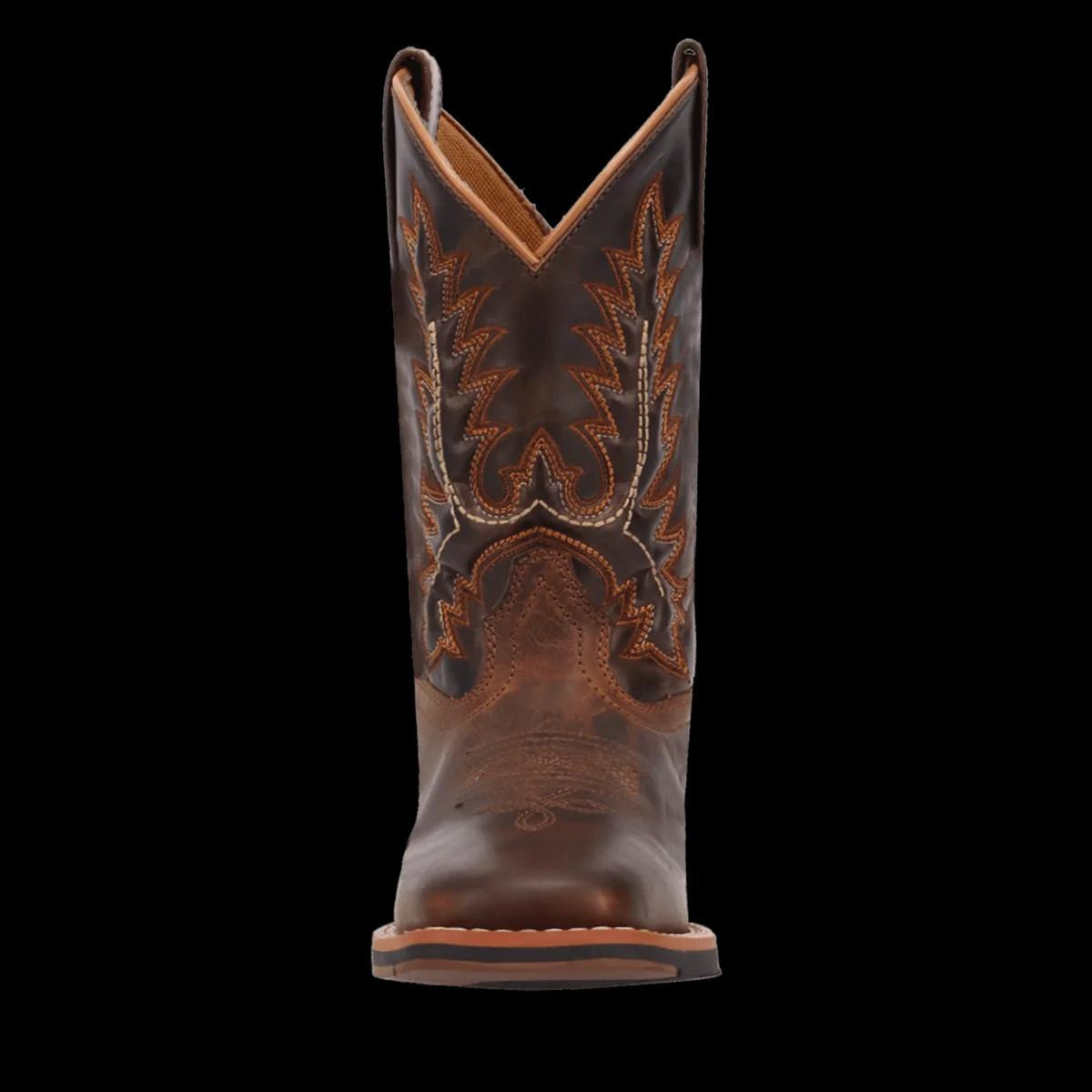 Dan Post Kids Rust Dexter Square Toe Cowboy Boot | JW Stores