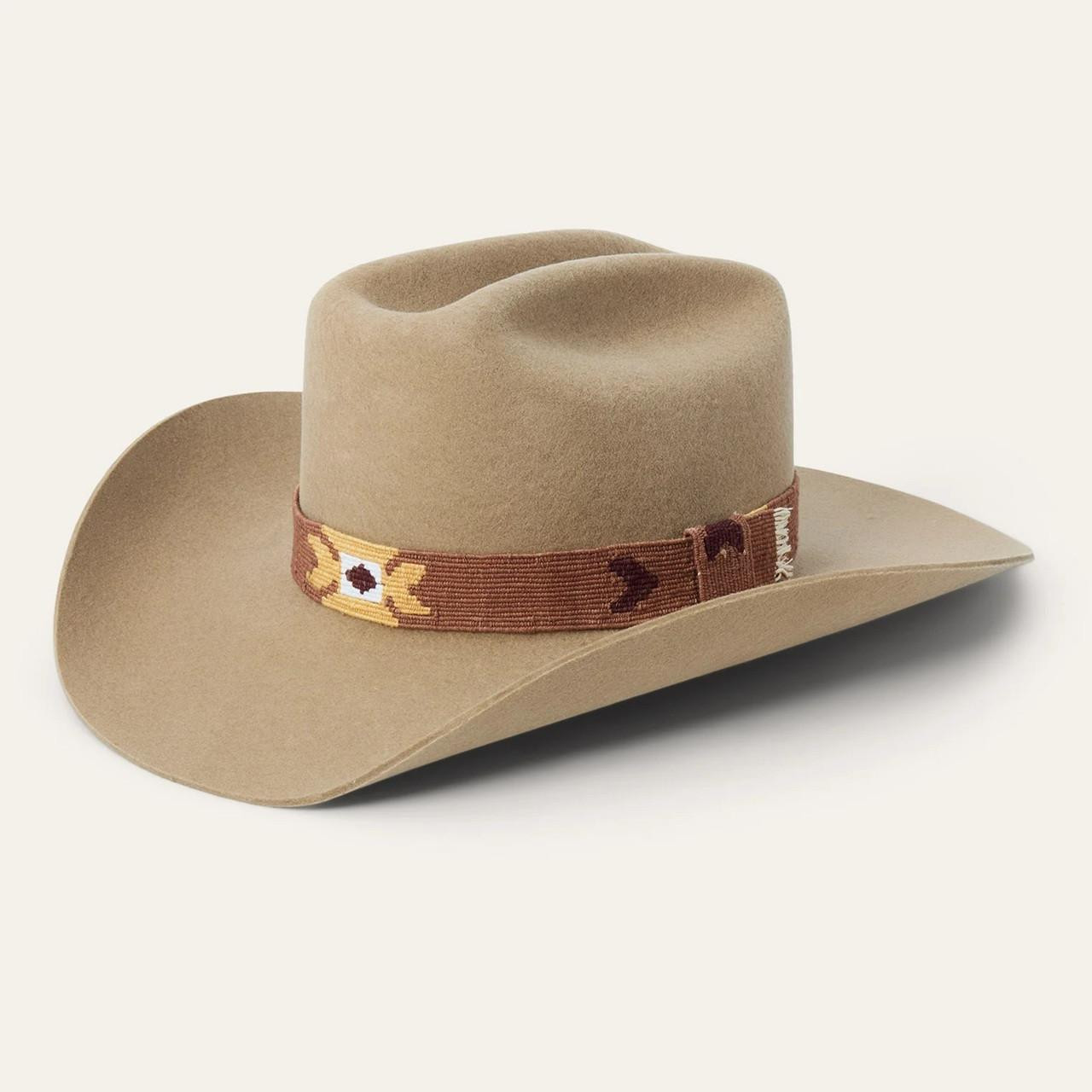 Stetson Unisex Tan Desert Flower Wool Hat | JW Stores
