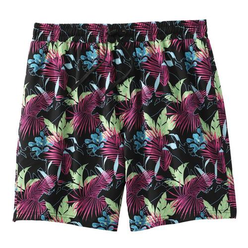 Cinch Men Black Rodeo Floral Bronc Swim Trunks | JW Stores