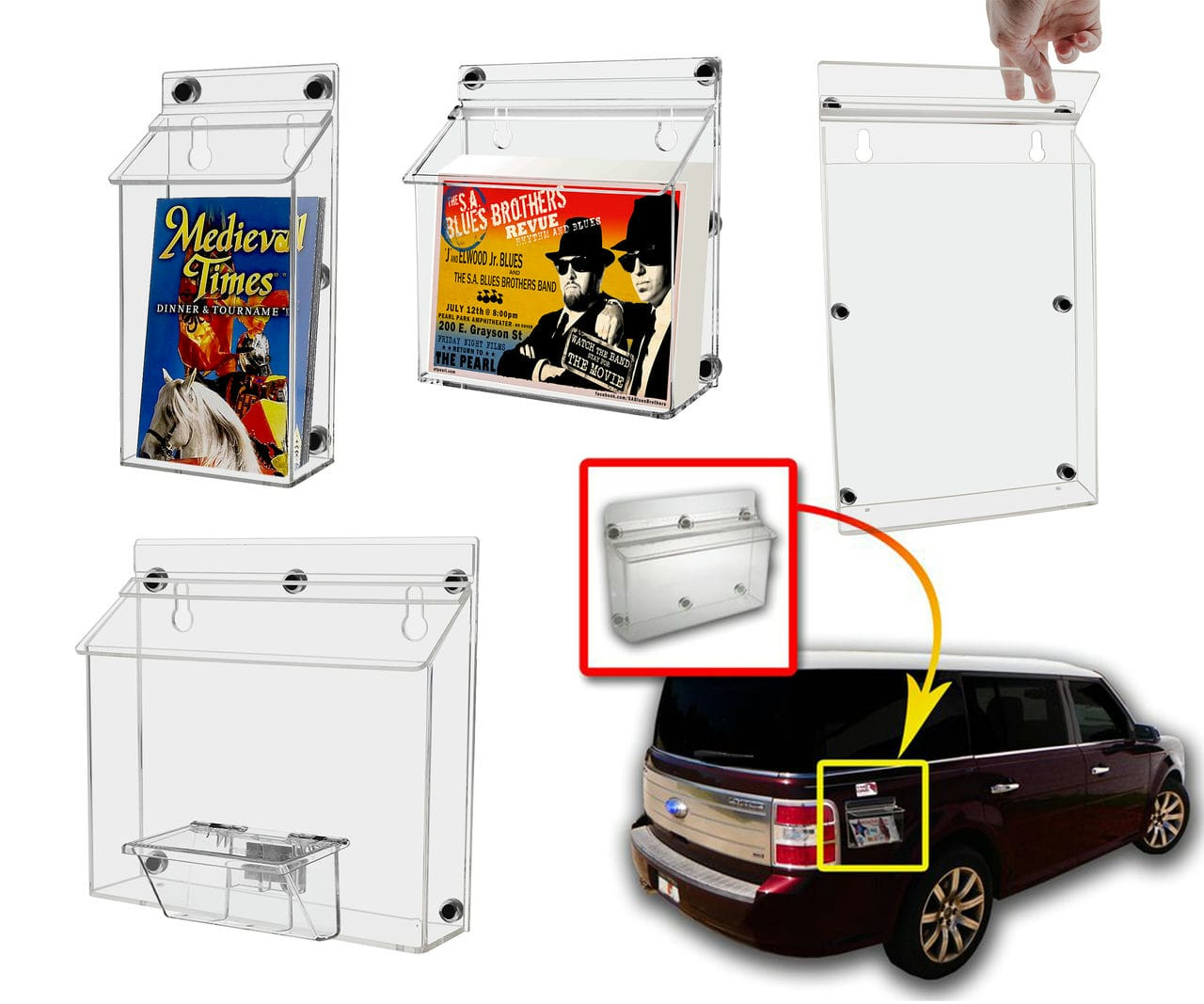 Magnetic Outdoor Brochure Holder