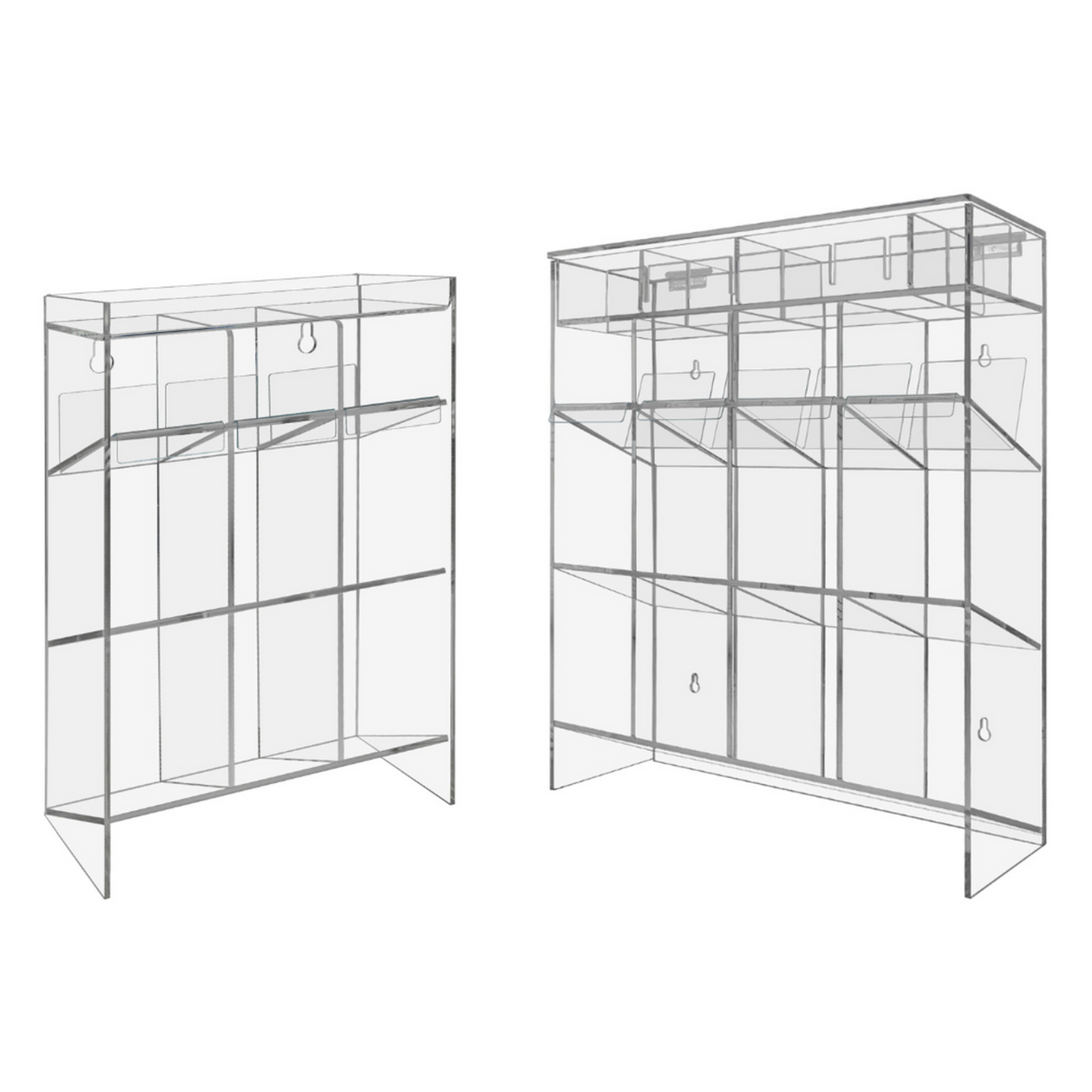 Acrylic Test Tube Organizer