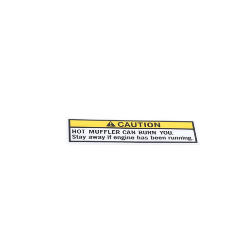 Honda 87539-VE2-000 Heat Warning Label - PowerToolReplacementParts