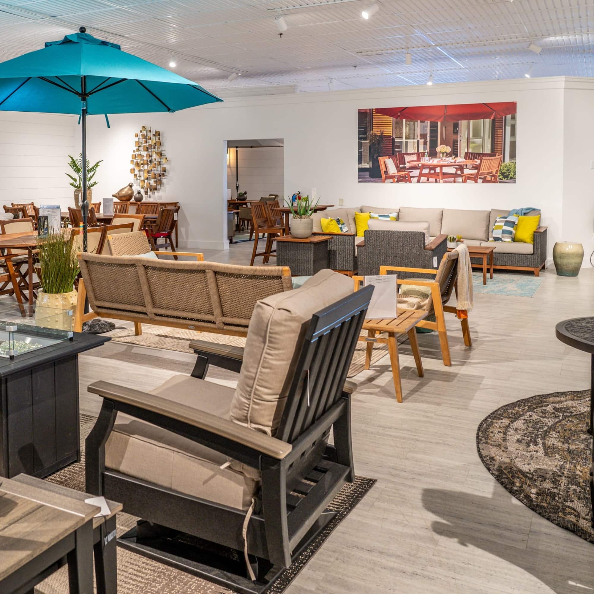 Showroom in N. Charlotte Patio Furniture and Fireplaces Near Me