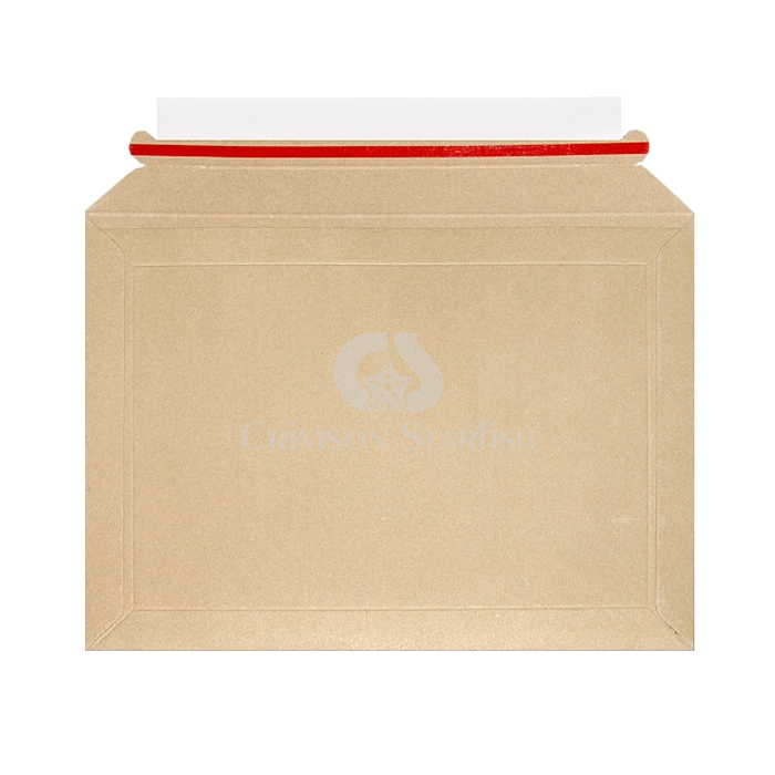 Rigid Card Envelopes - 234mm x 334mm - Crimson Starfish