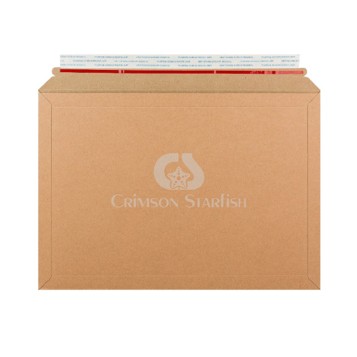 Rigid Card Envelopes - 249mm x 352mm - Crimson Starfish