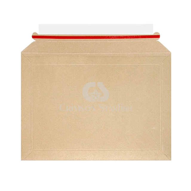 Rigid Card Envelopes - 234mm x 334mm - Crimson Starfish