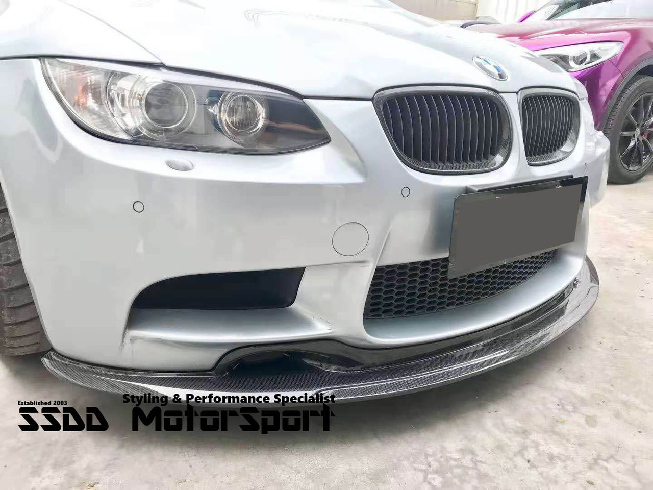 BMW E90 E92 E93 M3 GT3 Carbon Fibre Front Lip Splitter - SSDD ...