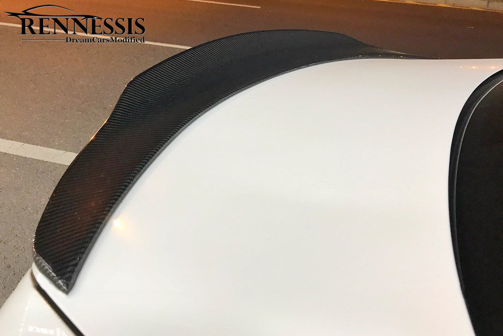 Mercedes W205 C Class GTX Carbon Fiber Boot Spoiler V1