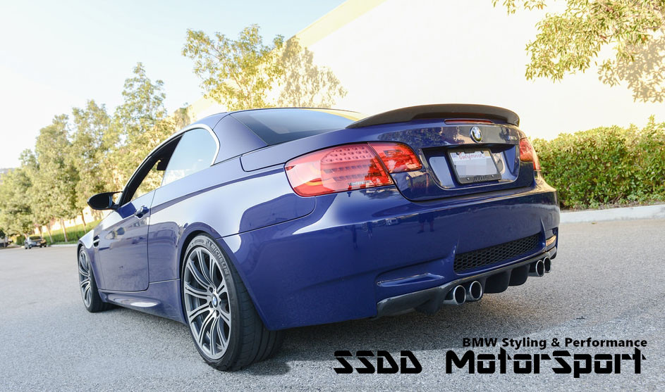 BMW E92 E93 M3 Arkym Style Carbon Fibre Rear Diffuser