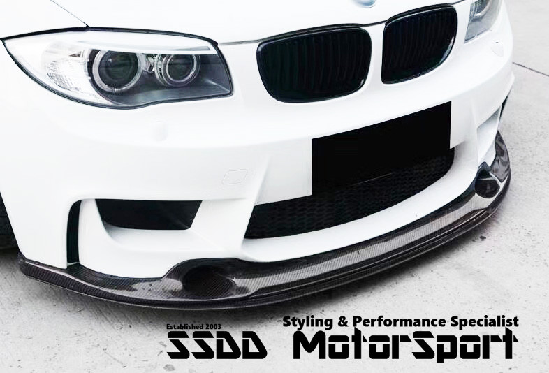 BMW E82 1M Coupe EVO Carbon Front Lip Splitter - SSDD MotorSport Ltd