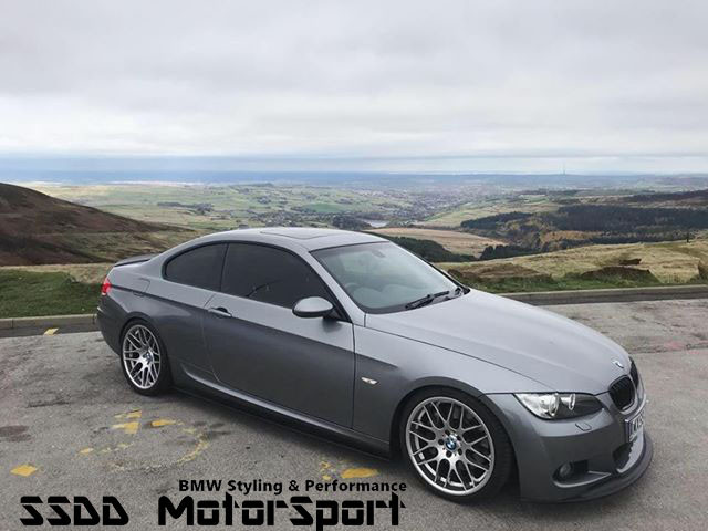 Matte Black BMW E92 E93 06-09 Arkym Style Front Splitter - SSDD ...