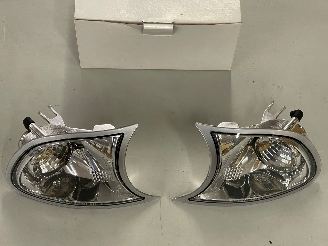 E46 Coupe Convertible 01-03 Chrome Projector Look Front Indicators ...