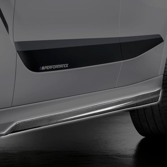GENUINE BMW G06 X6, F96 X6M M PERFORMANCE CARBON SIDE SKIRT EXTENSIONS ...
