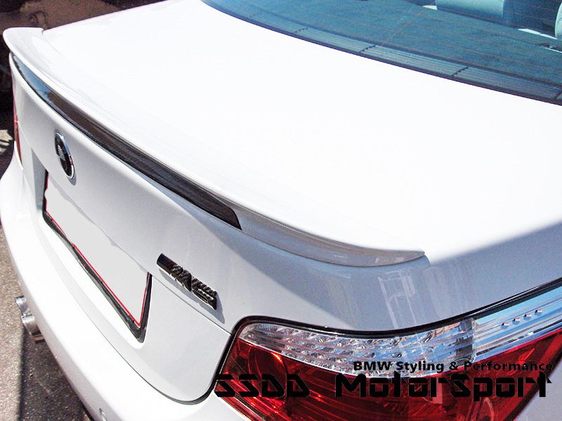 Carbon Fibre Edition Boot Spoiler for BMW E60 5 Series Saloon - SSDD ...