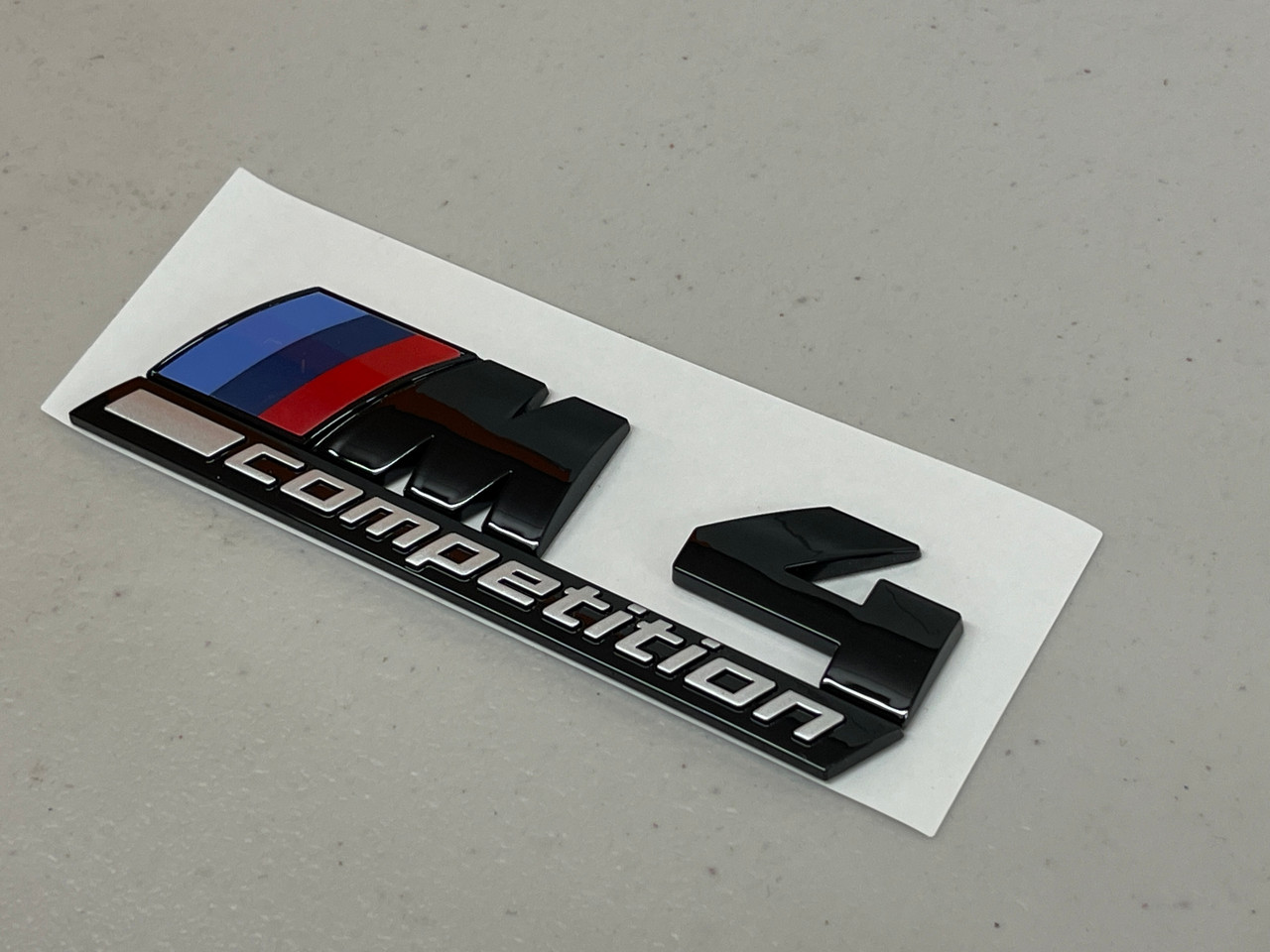 GLOSS BLACK M4 COMPETITION EMBLEMS BADGES - SSDD MotorSport Ltd