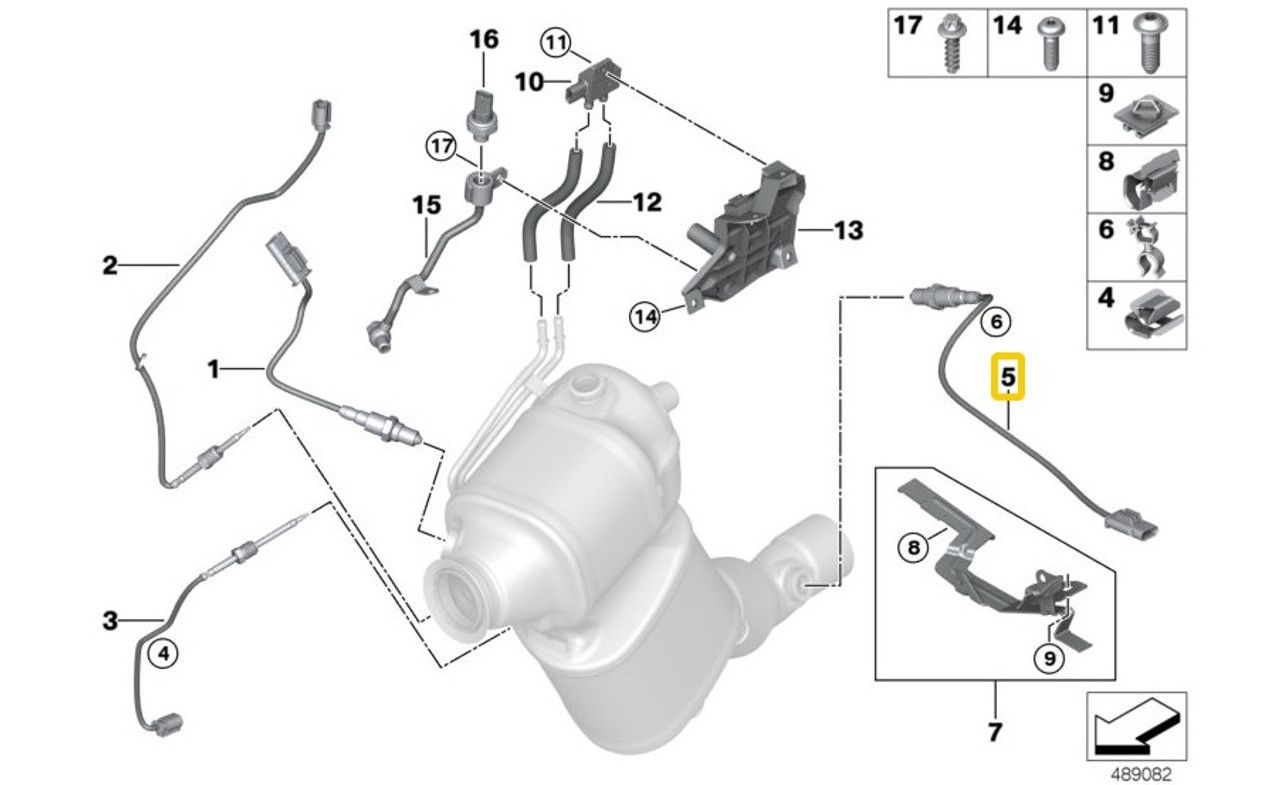 Genuine BMW Oxygen Sensor (After Cat) G20 G30 G11 X3 X4 X5 - SSDD MotorSport Ltd