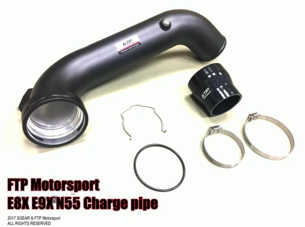 FTP MOTORSPORT BMW E8X E9X N55 35i Charge Pipe and Boost Pipe Kit ...