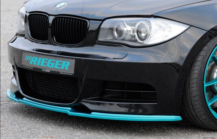 RIEGER Front Splitter for E82 E88 MSport and E81 E87 with Retrofitted ...