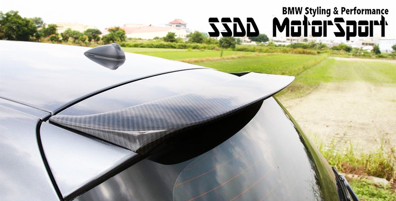RENNESSIS E81 E87 Carbon Rear Roof Spoiler | V2 High Line