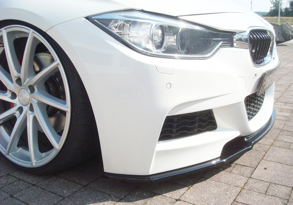 RIEGER High Gloss Black Front Spoiler for BMW F30 F31 MSport Models ...
