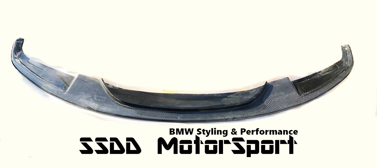 BMW F30 F31 M Sport RENNESSIS Racing Carbon Front Splitter - SSDD ...