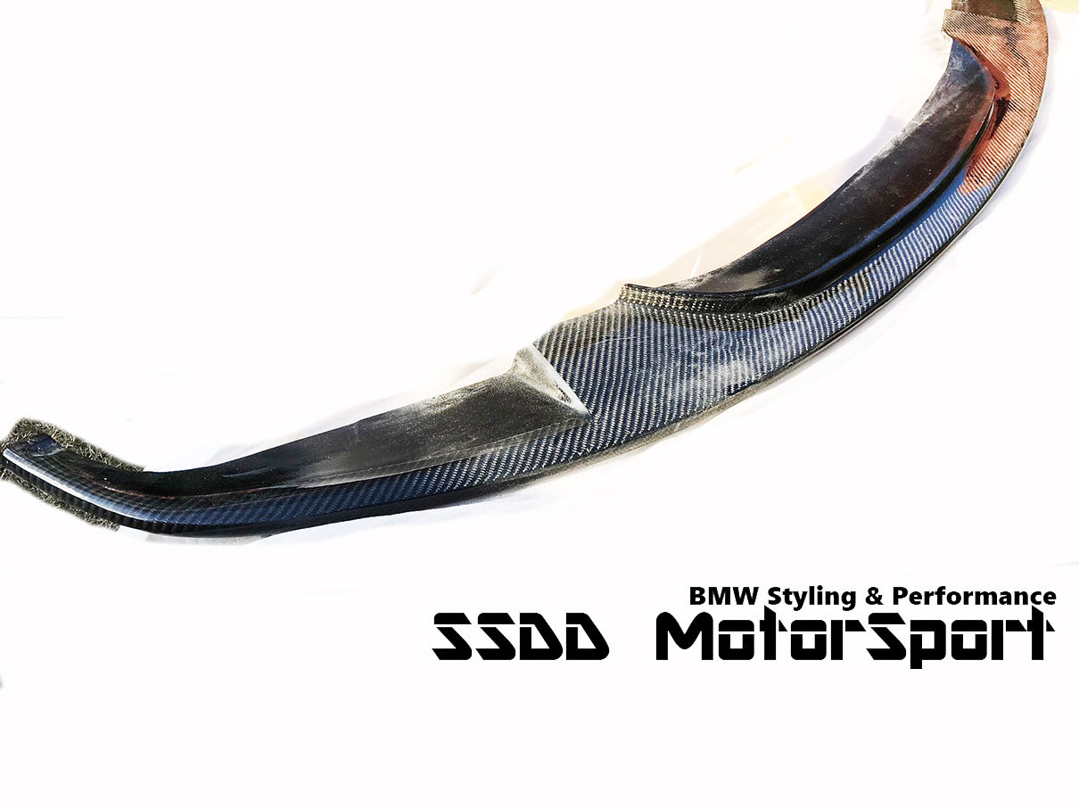 BMW F30 F31 M Sport RENNESSIS Racing Carbon Front Splitter - SSDD ...