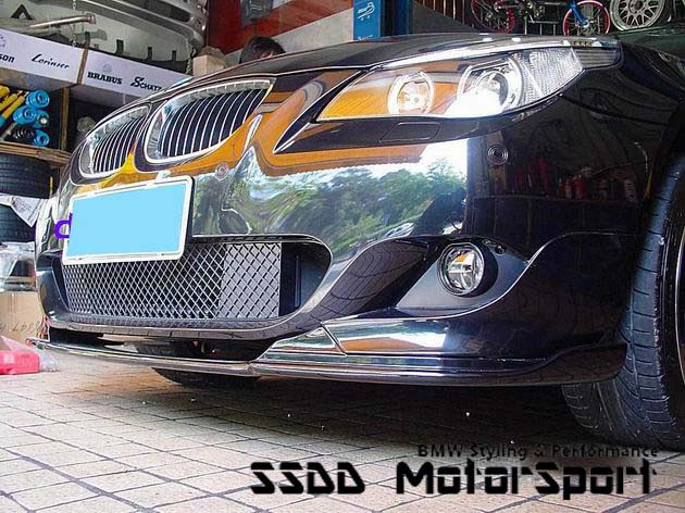 RENNESSIS Aero Front Splitter for E60 E61 Msport | Plastic - SSDD ...
