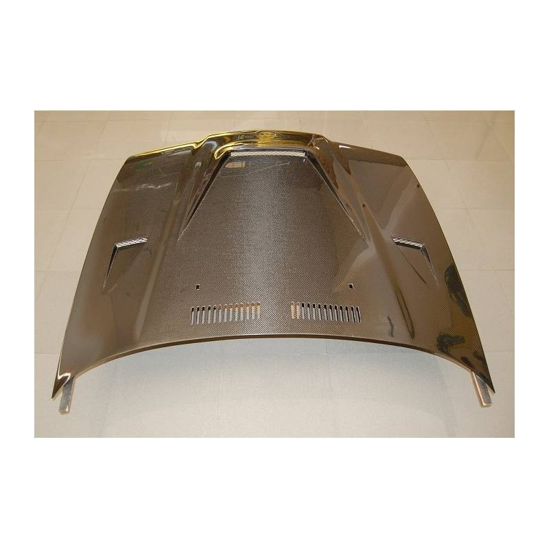 RENNESSIS BMW E36 2 Door Carbon Fibre Bonnet - Power Dome with Vents ...