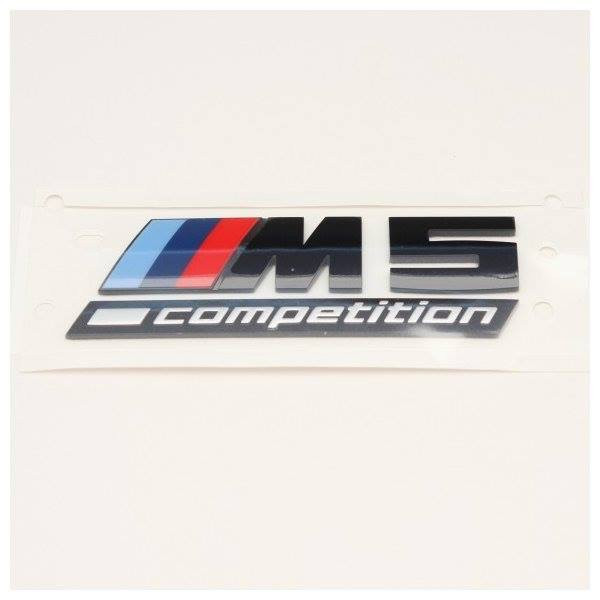 Genuine BMW Black M3 M4 Competition Pack Rear Badges