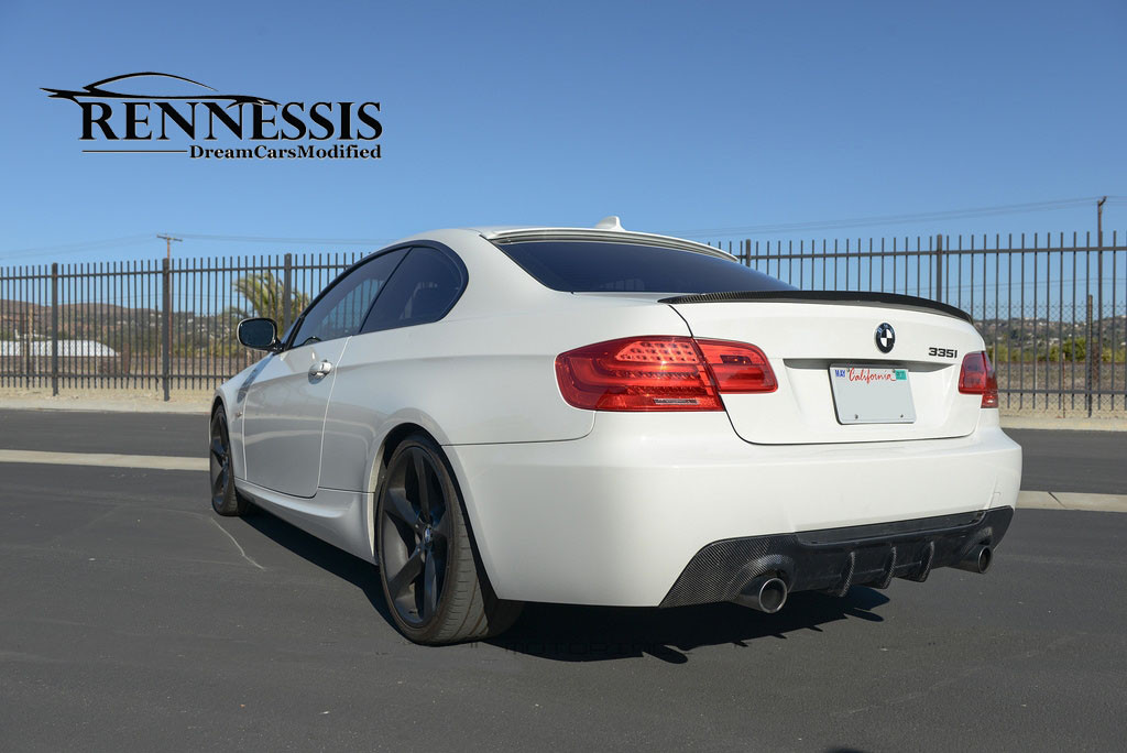 BMW E92 E93 335i 335d Carbon EVO Rear Bumper Diffuser