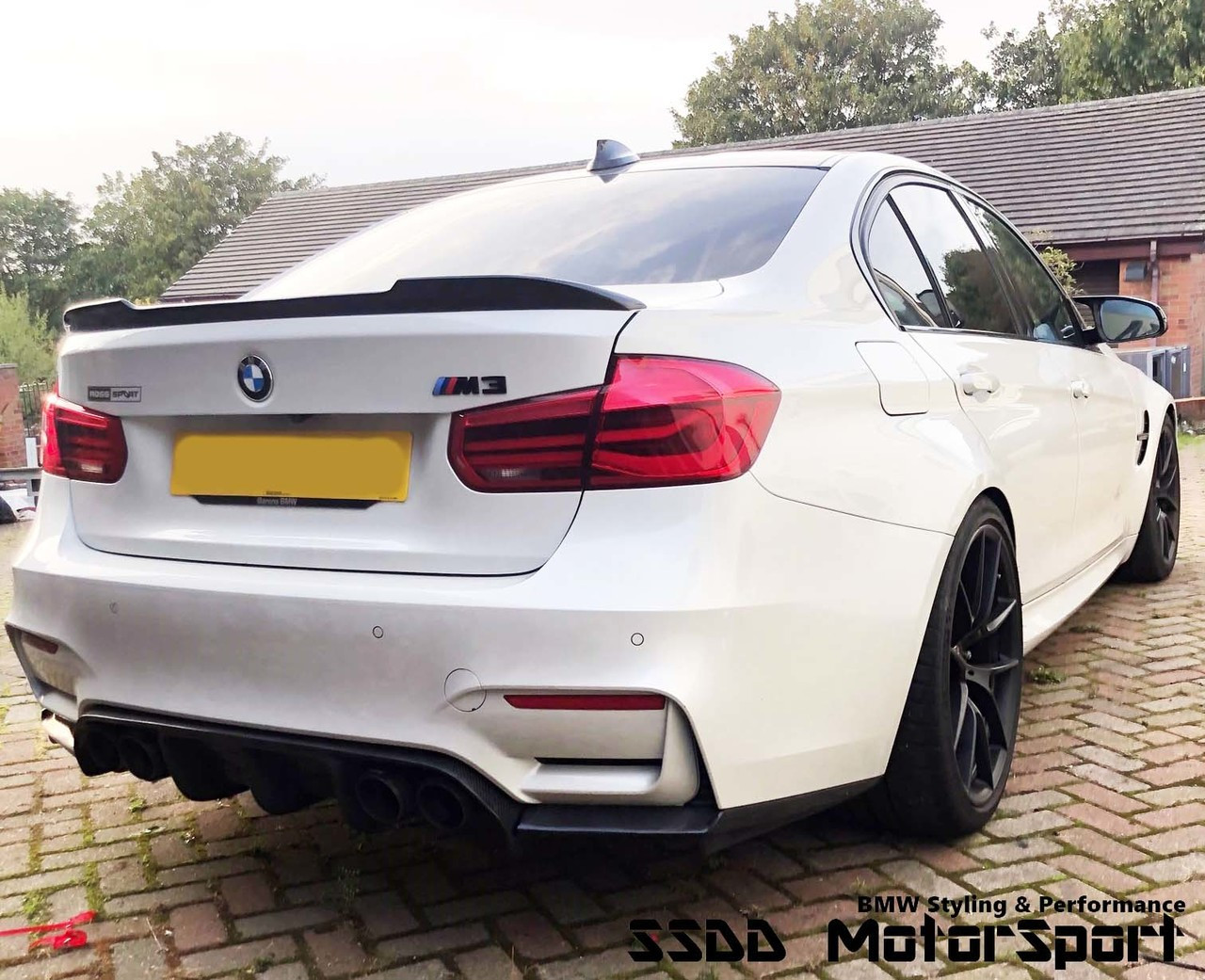 BMW M4 CS Style Carbon Fibre Boot Lip Spoiler F80 M3 F82 M4