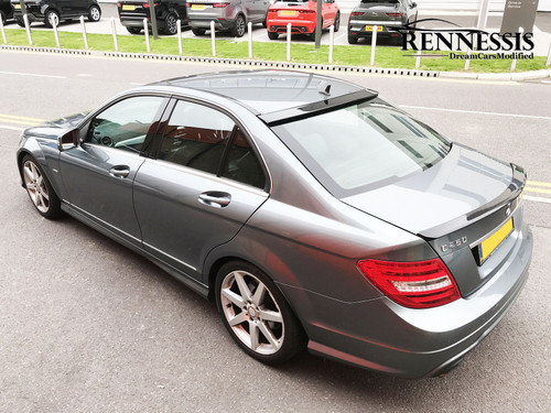 Painted Mercedes-Benz W204 Saloon AMG Style Boot Lip Spoiler - SSDD ...