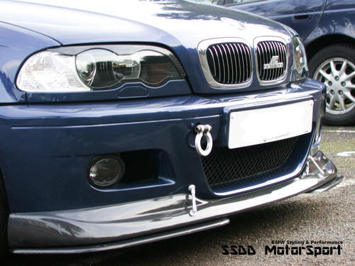 E46 M3 3 Piece Racing Carbon Fibre Front Splitter Set